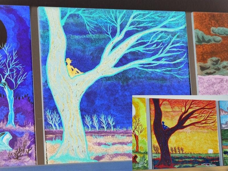 PINTORA OLGA PANIAGUA: Capricho Fotógrafico: Colores Invertidos (Azulejos)