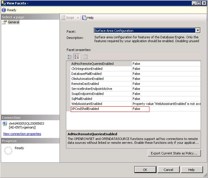 Welcome To The World Of SQLServer How Do I Enable Xp cmdshell 