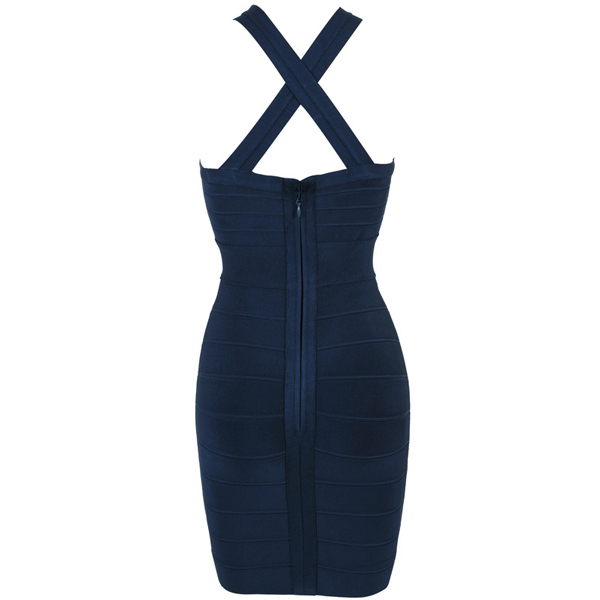 new website for your fashion: Herve Leger Open Bust Crossing Bandage Dress