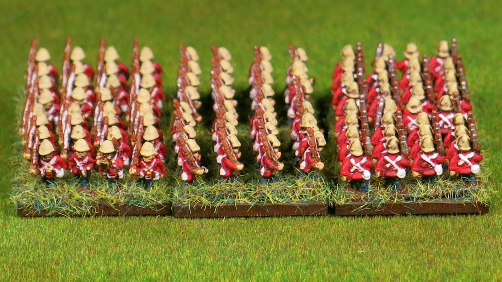 BigLee's 'Miniature Adventures': British Colonial Infantry Marching