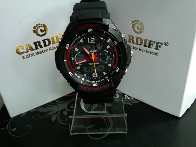 JAM TANGAN CARDIFF WATERPROOF: JAM CARDIFF SPORTY & TRENDY