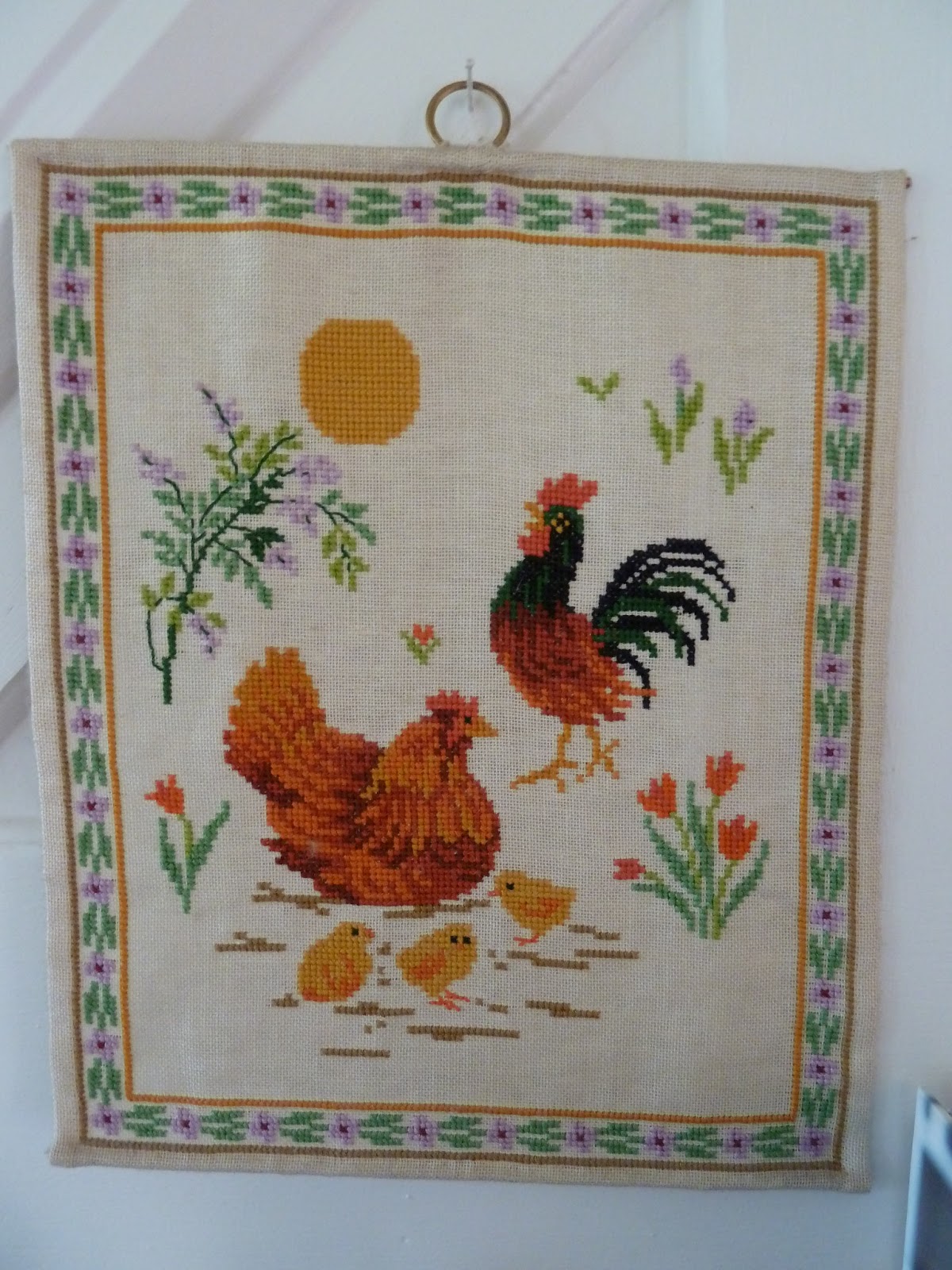 woollycrafts: Cross Stitch Chickens
