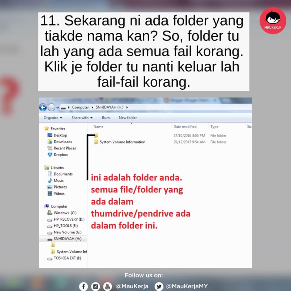 Cara Mengembalikan Fail Yang Hilang Di Pendrive