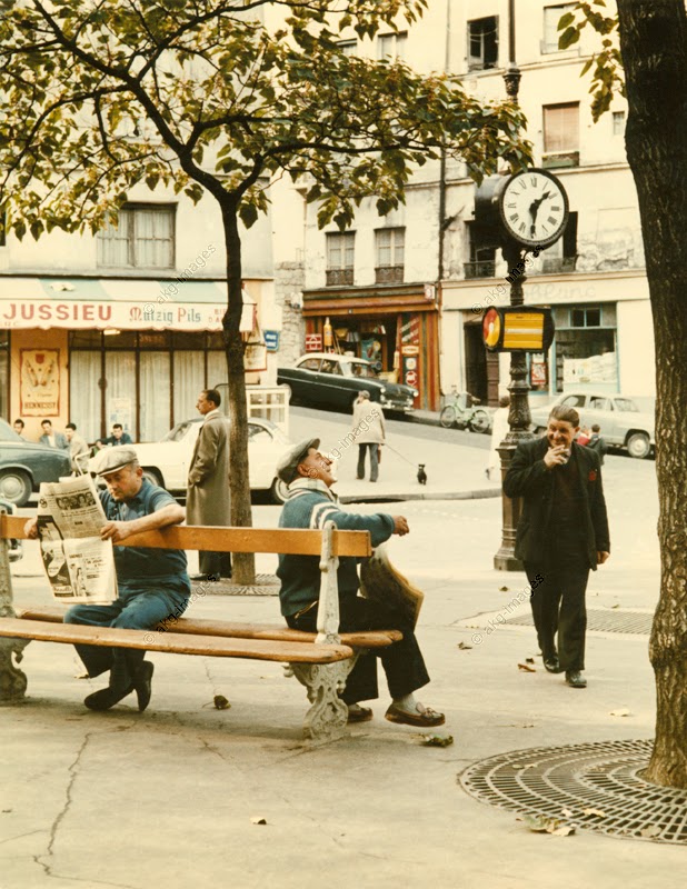 Place Jussieu, Paris 1957 Photo:Peter Cornelius | Fotos antiguas ...