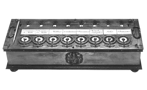 Historia komputeryzacji: Sumator arytmetyczny i pałeczki Napiera