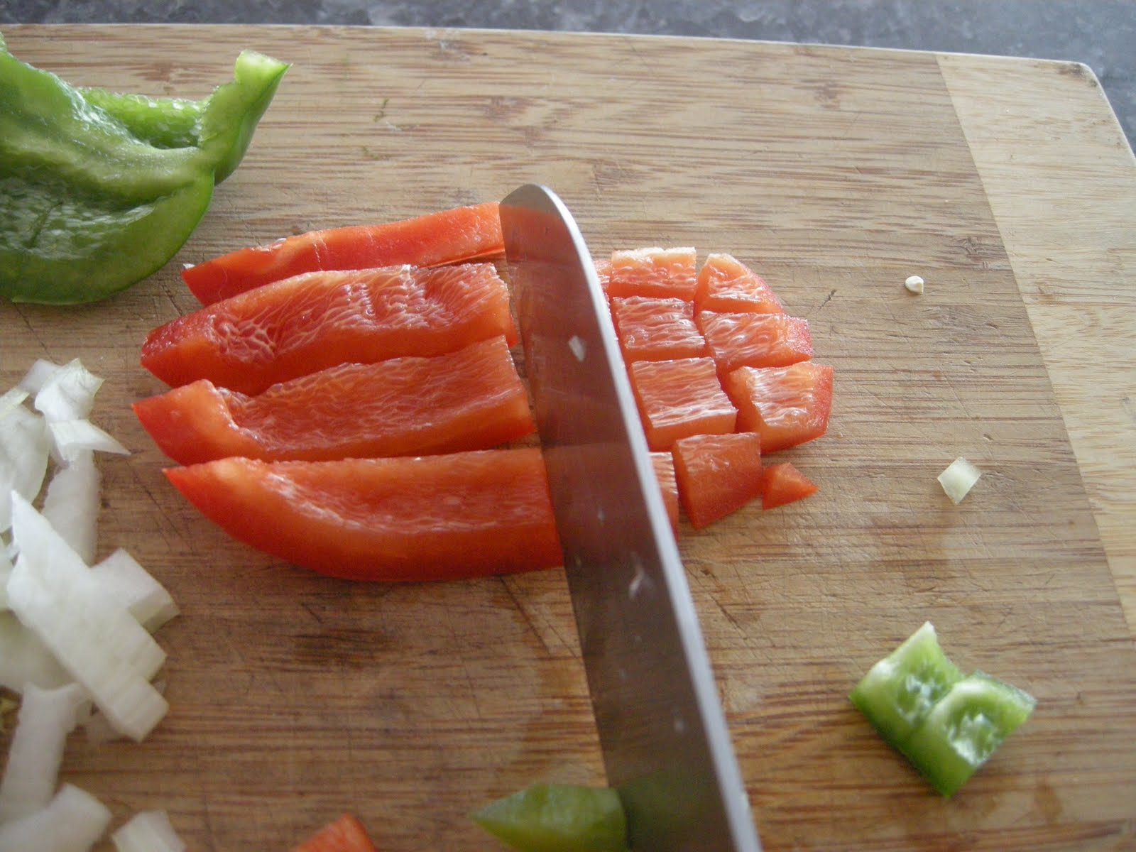 Kitchens Are Monkey Business: Rosie Cooks Chicken And Rice.
