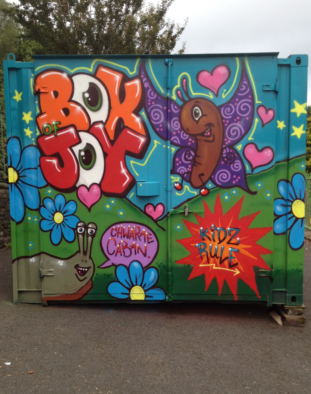 Graffiti Art Workshops and Commissions: Canvases and Containers