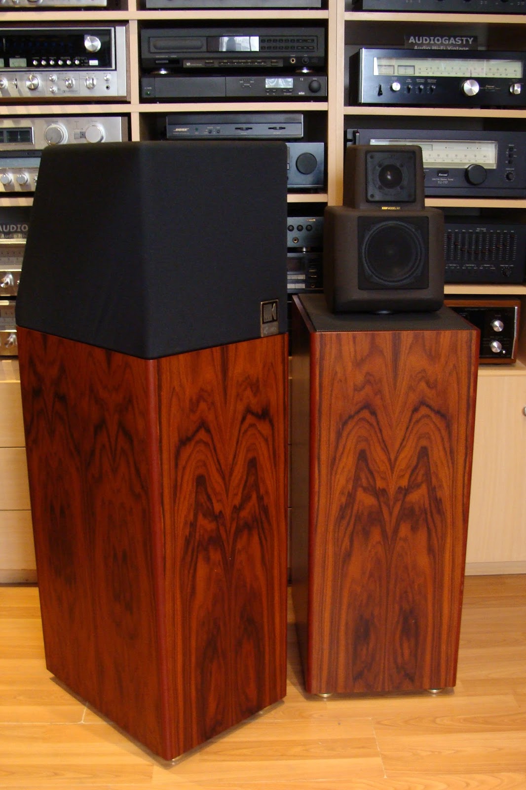 AUDIOGASTY: Bafles KEF 107/2 + KEF KUBE 107/2