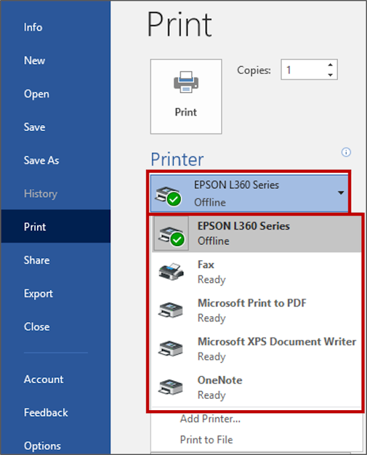 Panduan Lengkap Mengenai Print di Word 2019 - TeachMeSoft