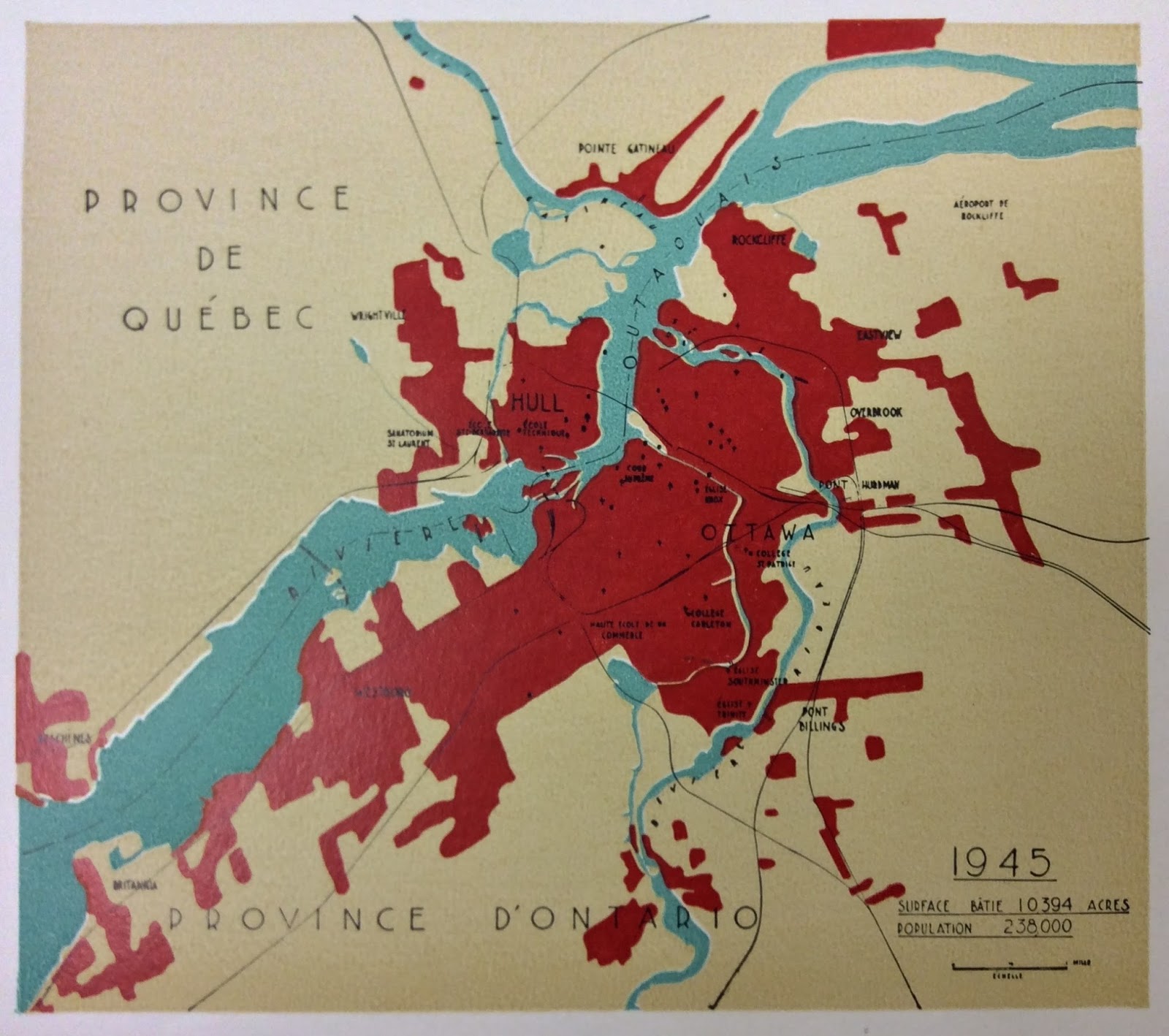 Géo-Outaouais: Gatineau et Ottawa : cartes et anachronismes