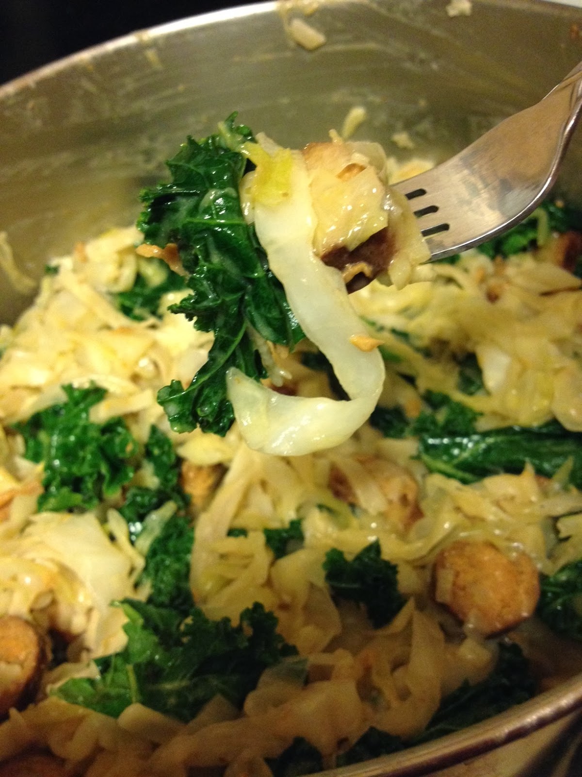 Stay-at-Home Vegan: Recipe: Mom's Halushka Goes Vegan