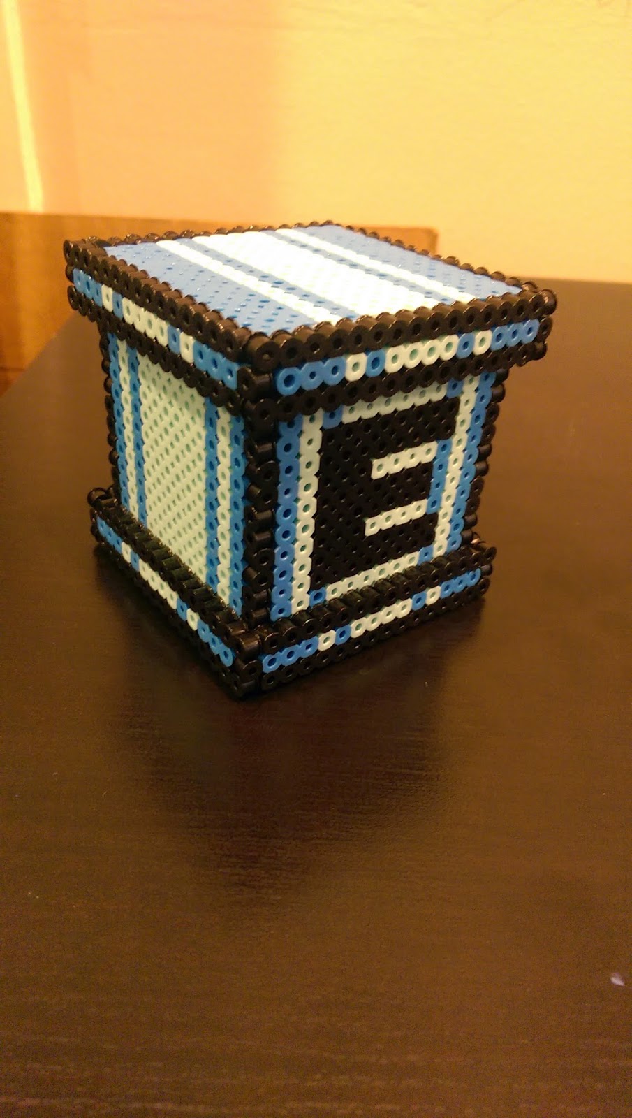 bec's blog: Perler Beads: 3D Energy Tank from Megaman Tutorial