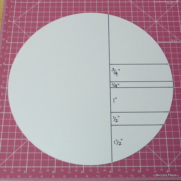 Beccy's Place: Tutorial - Circle Side-Step Card