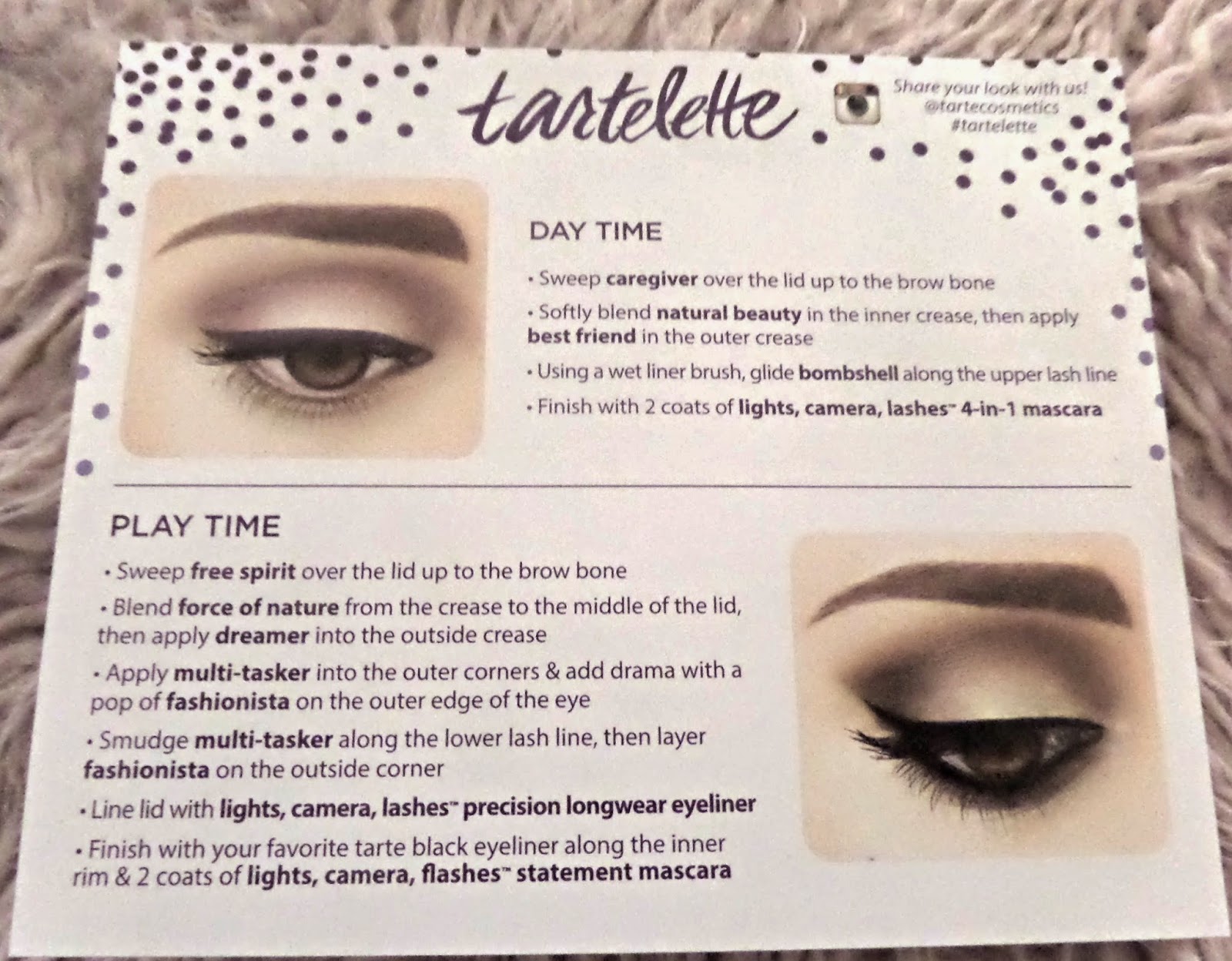 Luscious Lass 40's: Tarte, The Tarlette palette: First Impressions.