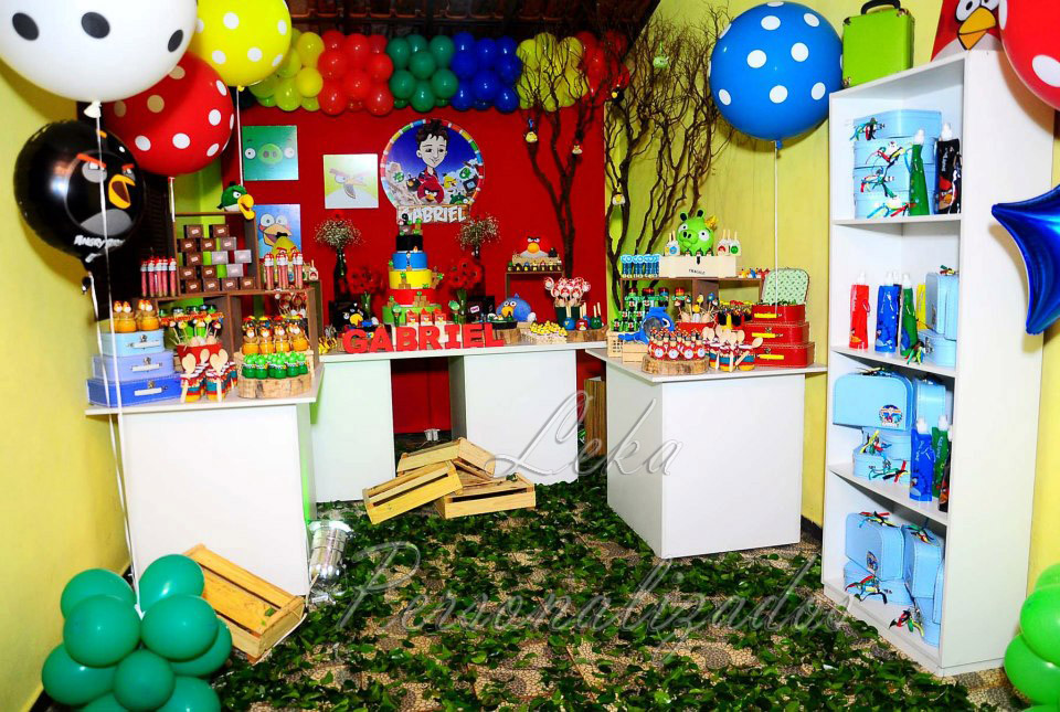 Leka Personalizados: ANGRY BIRDS DO GABRIEL