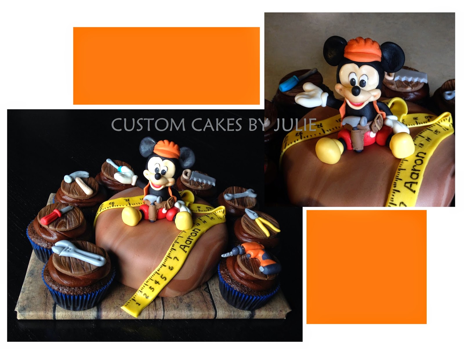 Custom Cakes by Julie: Mickey Mouse Cake with Tools