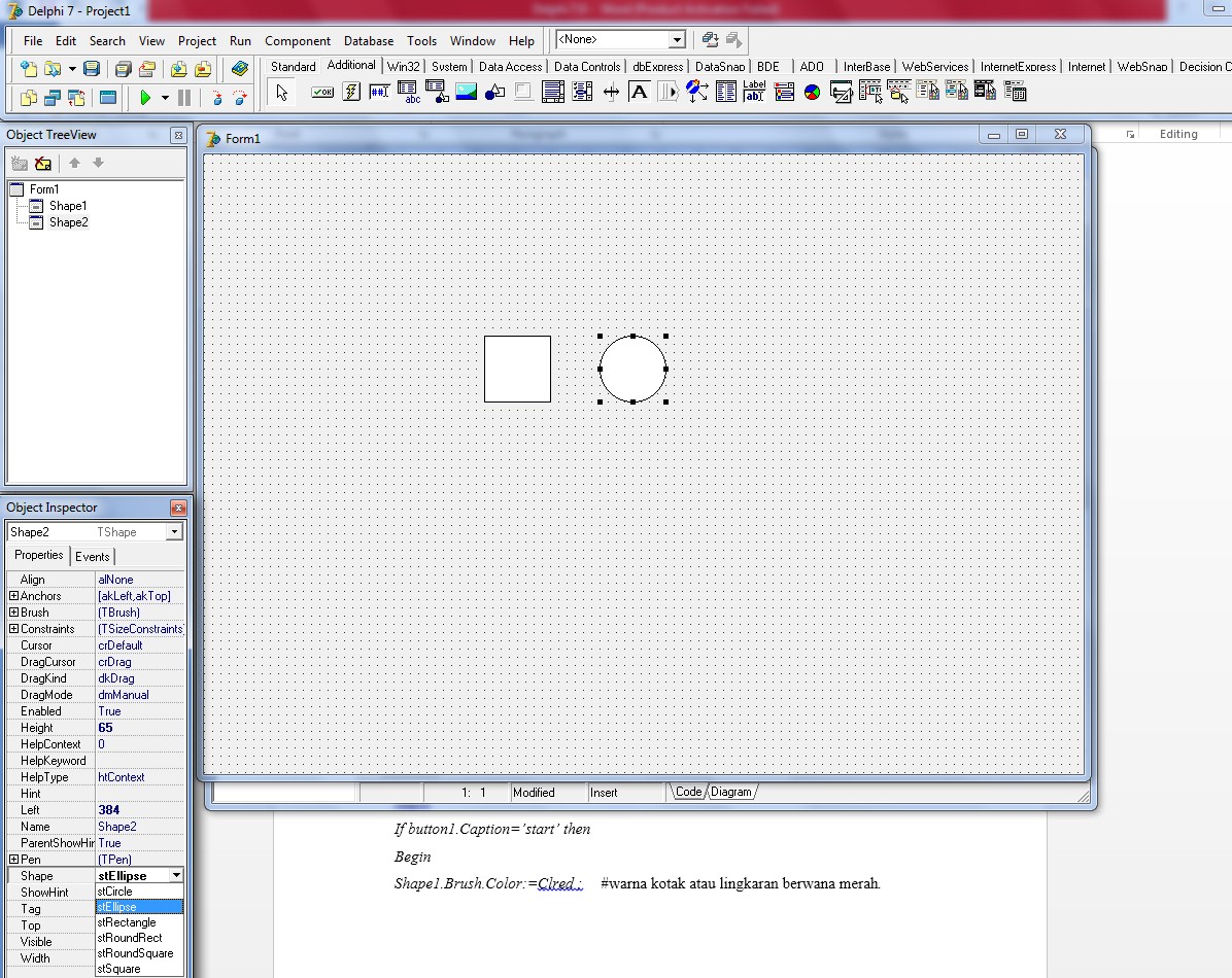 tetap semangat!!!: Membuat Program Sederhana dengan BORLAND DELPHI 7.0