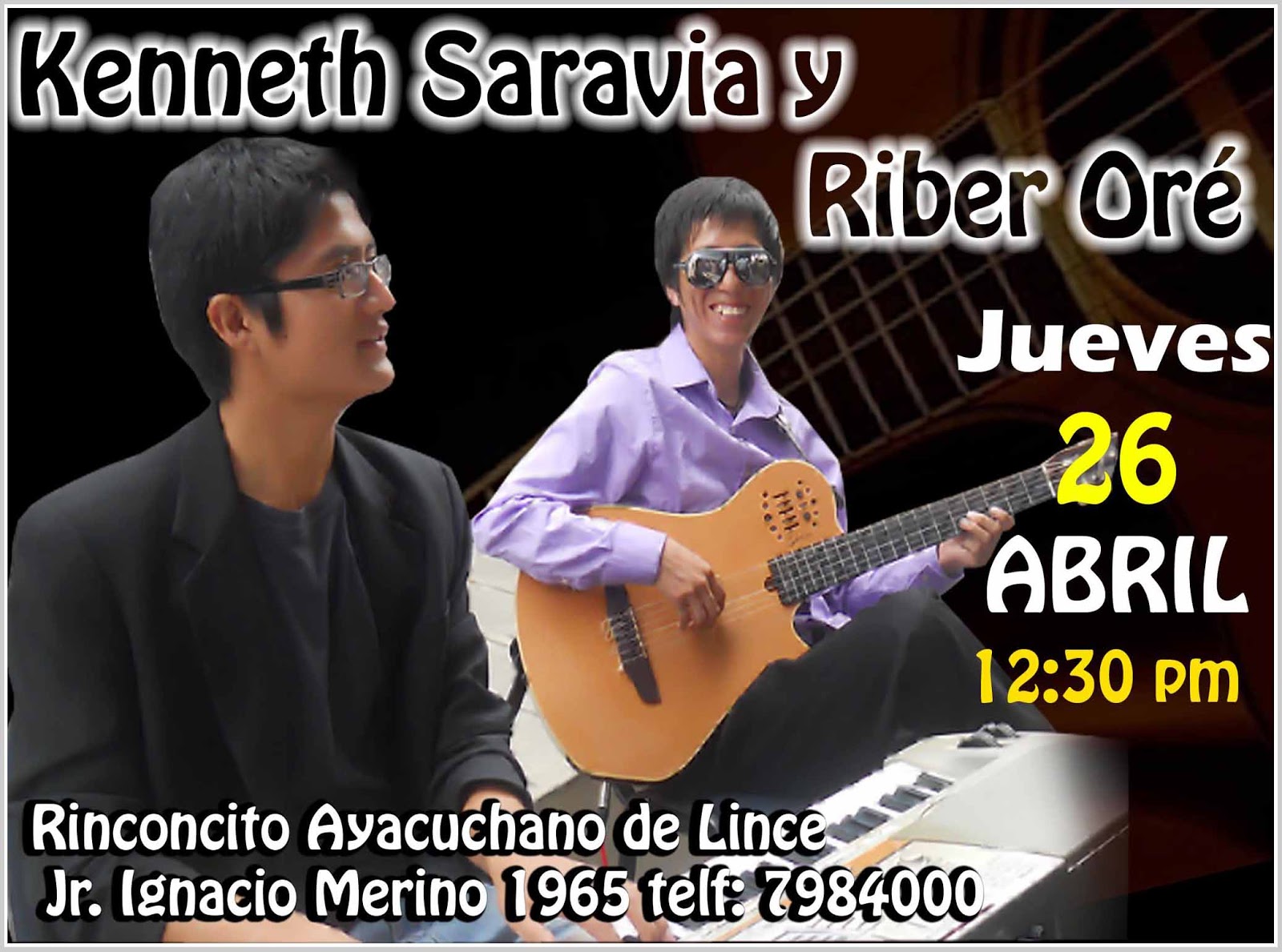 Radio PauzaSur: Riber Oré y Kenneth Saravia… En Gran Presentación por ...