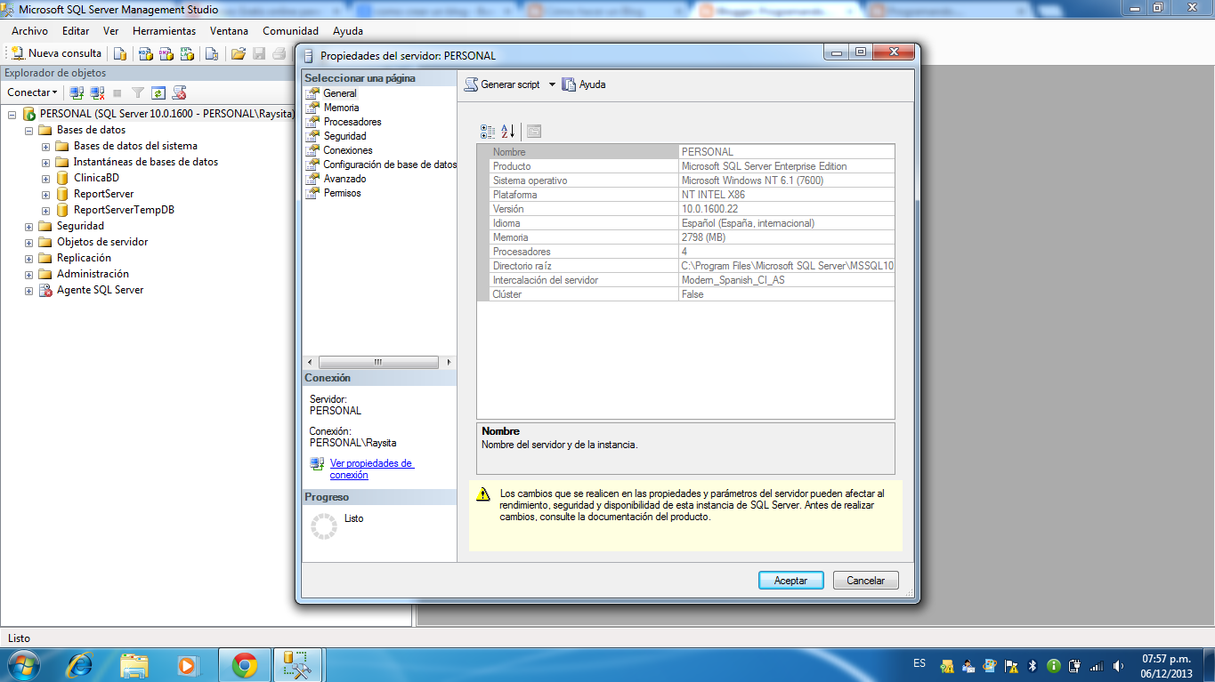 SQL SERVER 2008: Habilitar Usuario Sa de SQL SERVER 2008