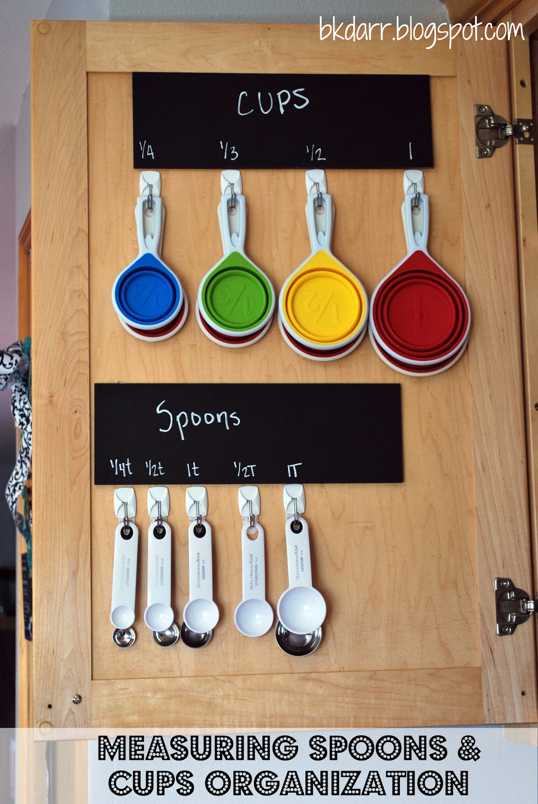 Adventures of Brad & Kendra: Measuring Spoon & Cup Organization