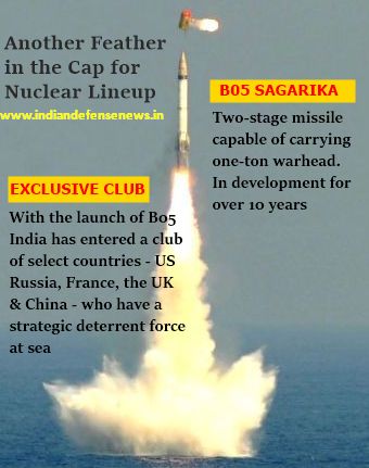 Did DRDO Secretly Test B05 'Sagarika' SLBM Recently? - WAR Defence and News
