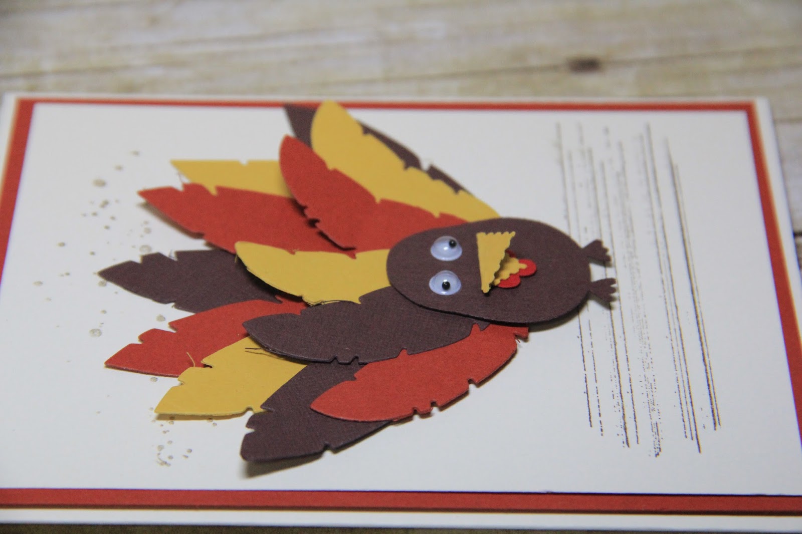 Stampin' Ware House: Thanksgiving Turkey Card