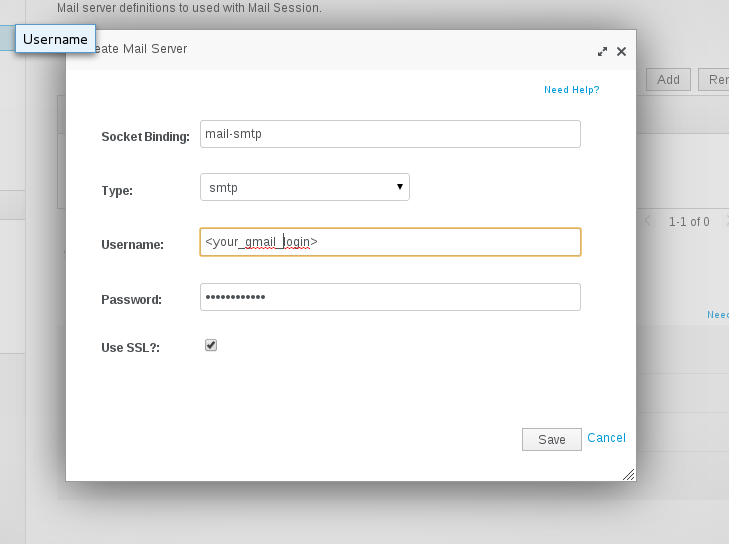 Keep it simple.: How to send mails from JBoss Wildfly (JavaMail & GMail)