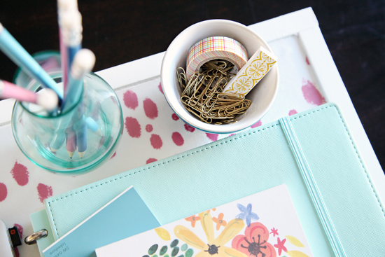 IHeart Organizing: DIY Portable Workspace/Collapsible Tray