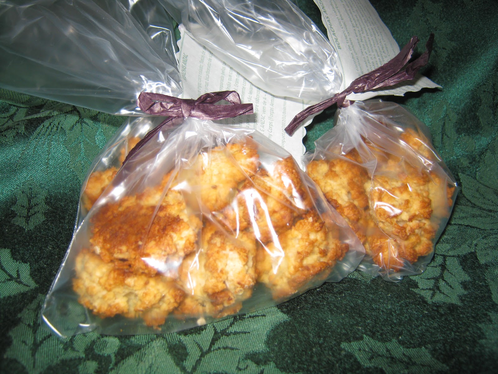 Bruxinha Do Lar Bolachas Anzac