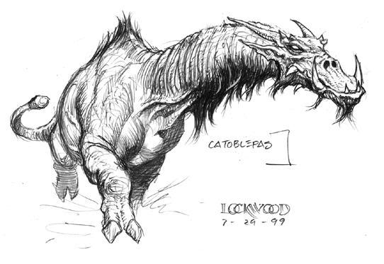 Planar Adventures for Dummies: History of gorgons, part 2: the catoblepas