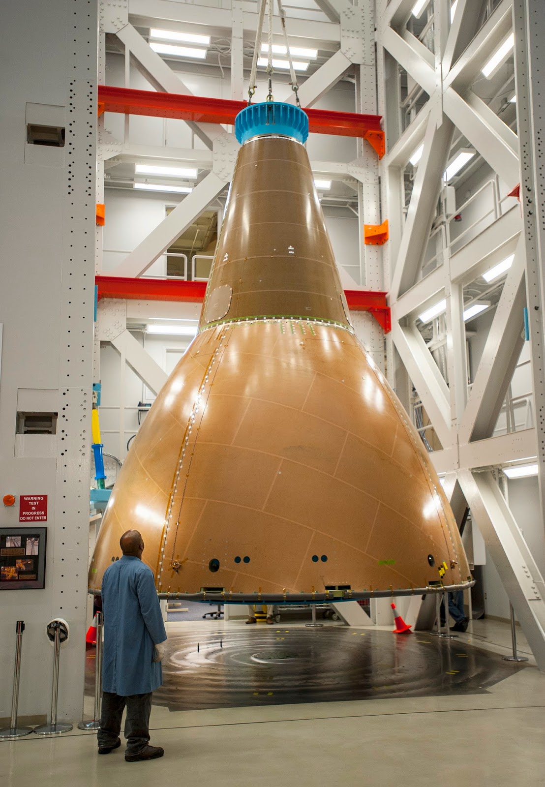 Suburban spaceman: NASA Orion spacecraft transfers to Launch Abort ...