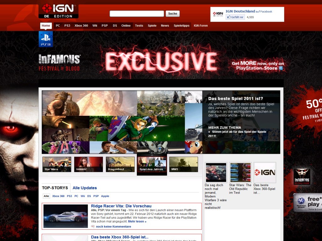 Top 10 WebSites for Gamers ;) | Info Planet