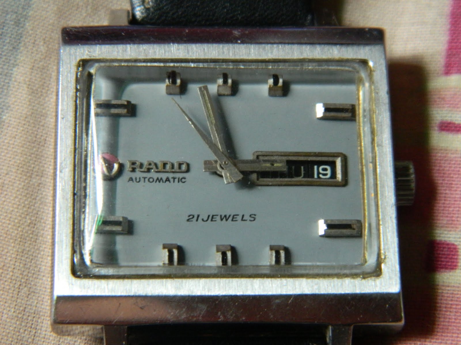 barang vintage : rado square automatic ( SOLD )