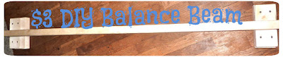 DIY Balance Beam