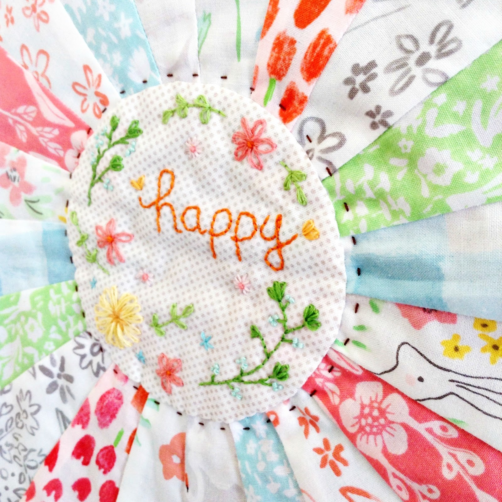 Happy Stitches ~ FREE Embroidery Pattern | A Little Happy Place