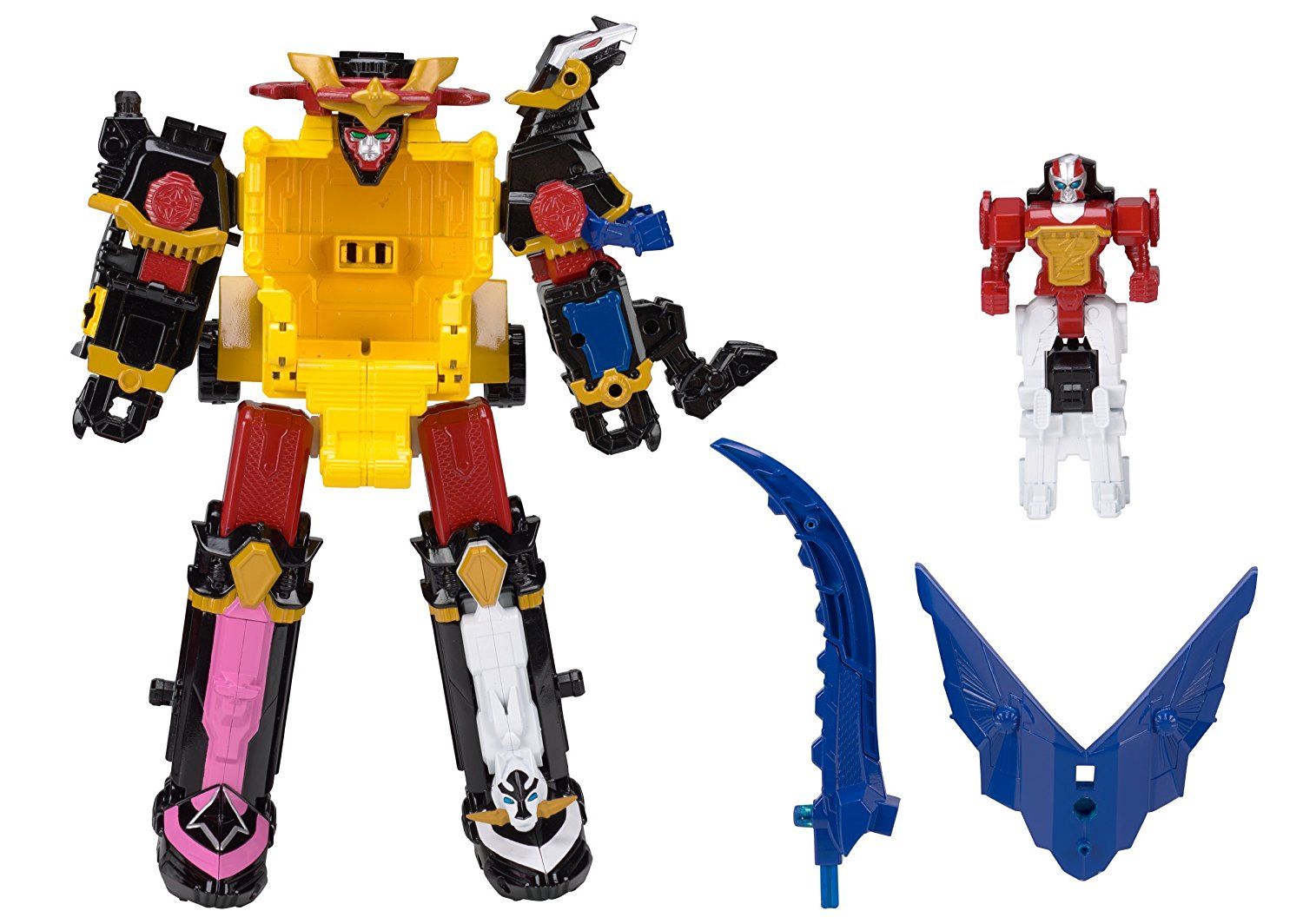 Deluxe Ninja Steel Megazord, Rumble Tusk Megazord & MegaMorph Battle ...