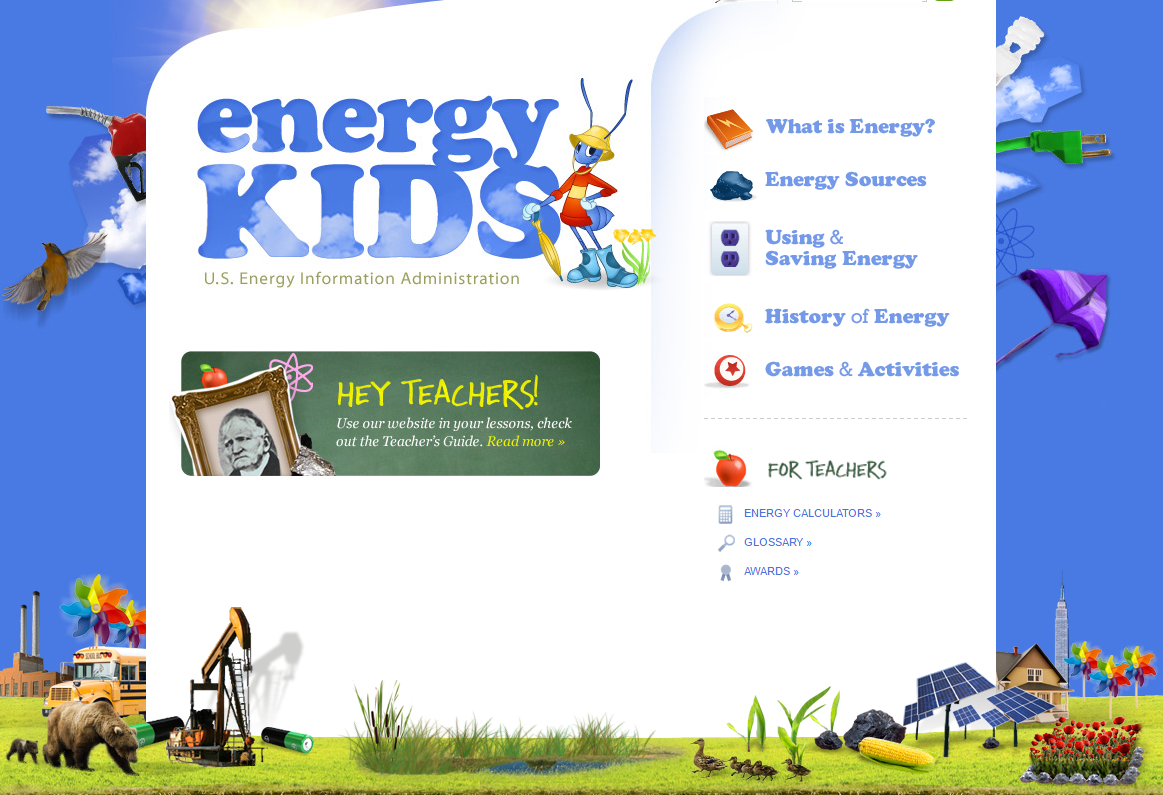 English Elda: Energy Kids. All about energy in English