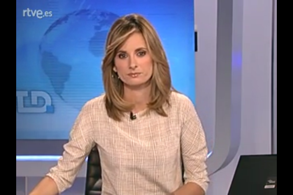 vuesalatele: 2012 01 12 @06H45 - ANA ROLDAN, TVE 24H, TELEDIARIO MATINAL