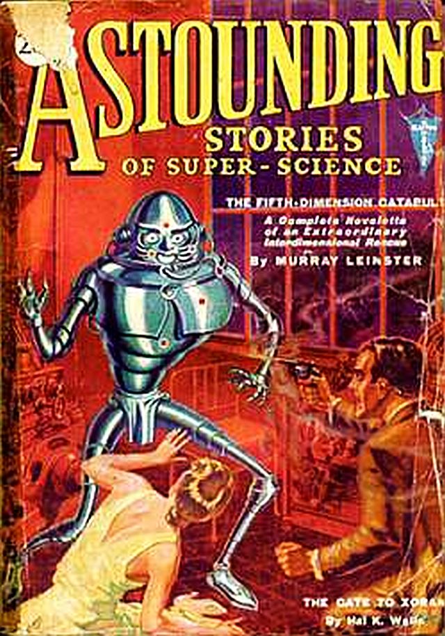 Philosophy of Science Portal: Some book and pulp covers featuring robots