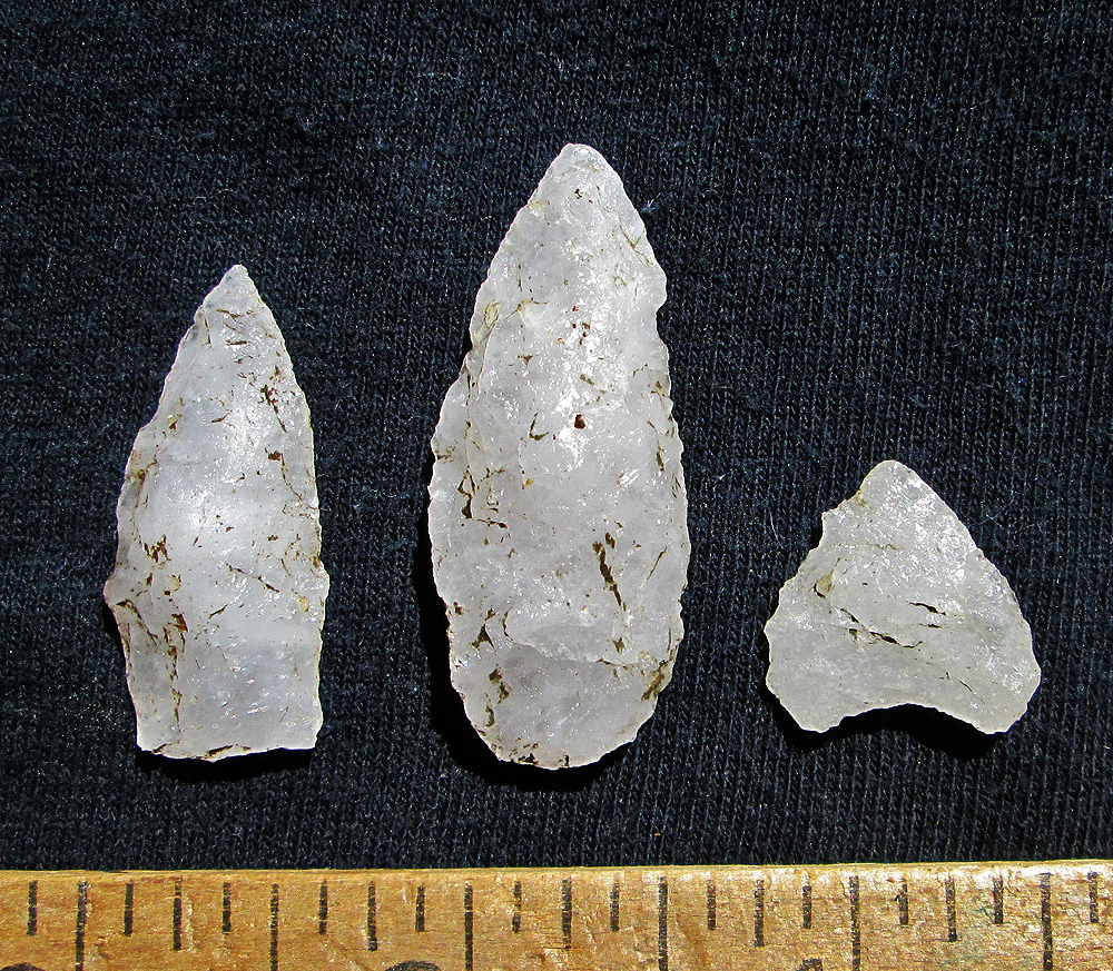 Rock Piles: Arrowhead finds - June