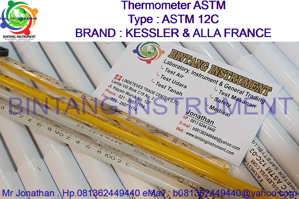 BINTANG INSTRUMENT : 081362449440 Jual Thermometer ASTM 12C ALLA FRANCE ...
