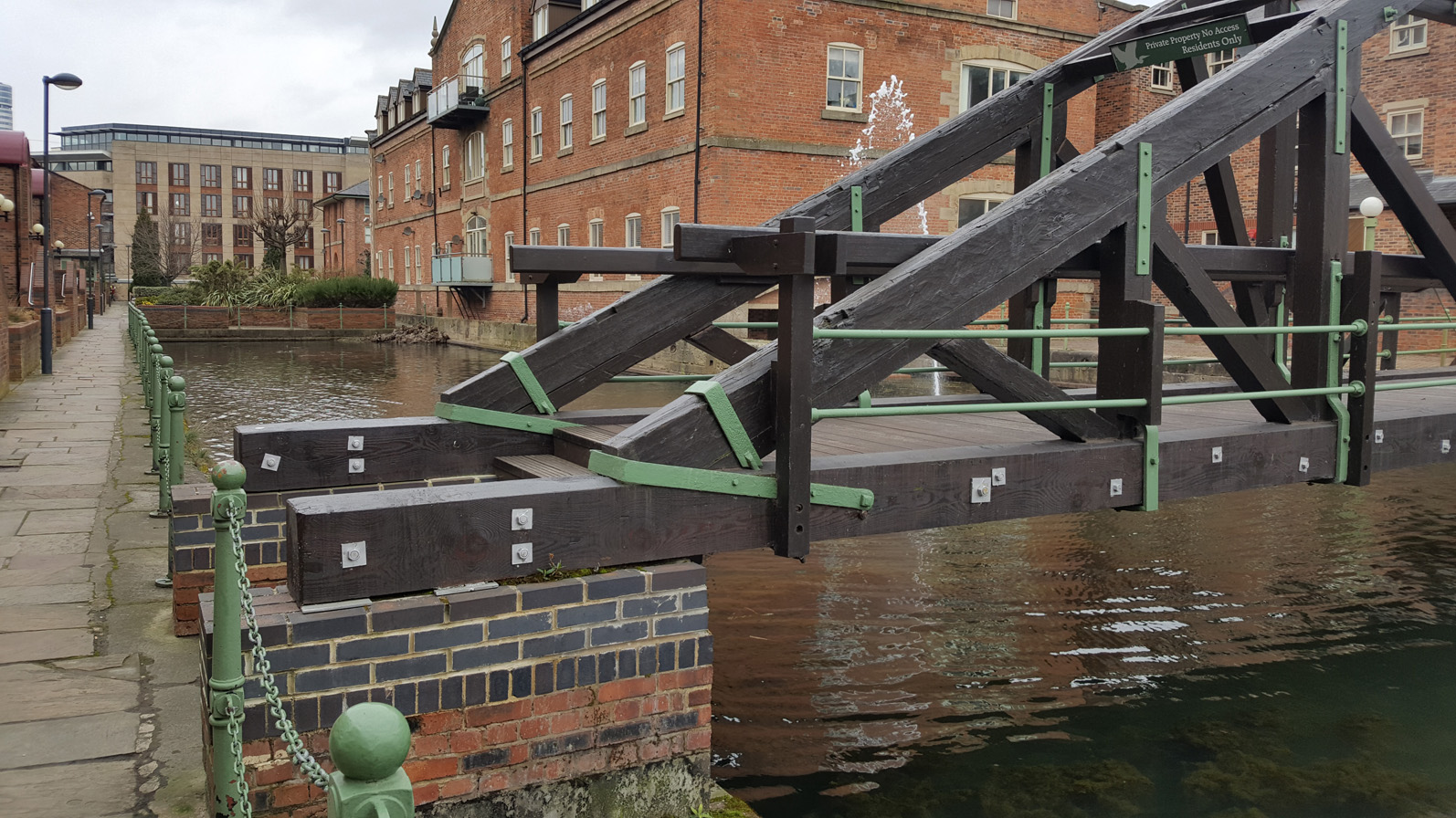 The Happy Pontist: Yorkshire Bridges: 26. Victoria Quays Footbridge, Leeds