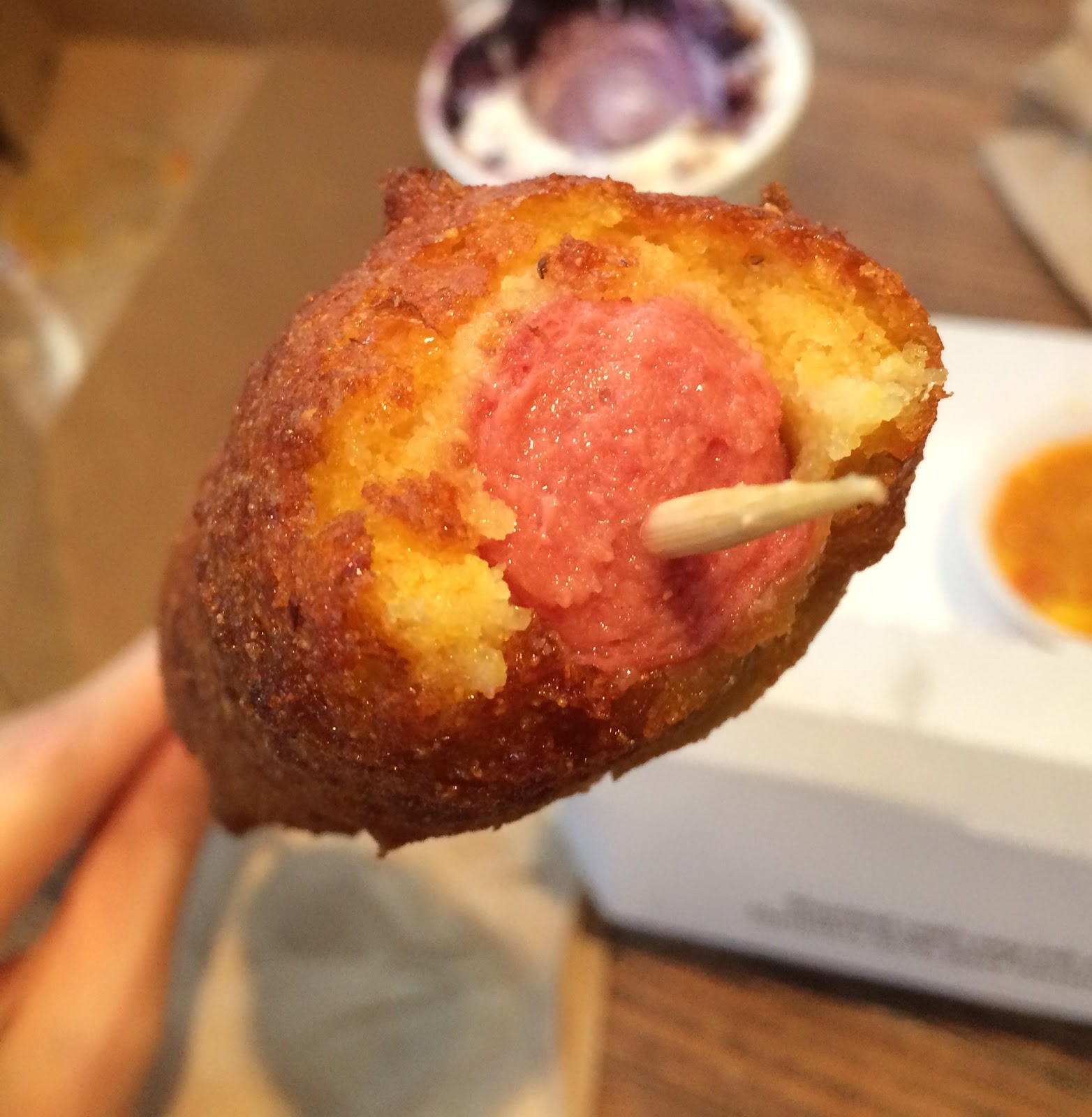Shack Corn Dog From Shake Shack / シェイクシャックのシャック コーンドッグ ~ I'm Made of ...
