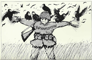 Back to the Future (1962-1975): Vietnamization Political Cartoon