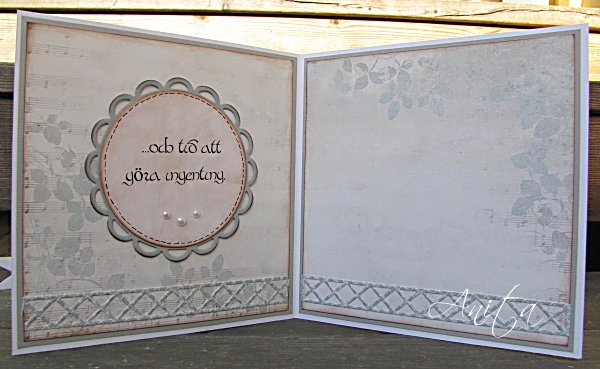 Anitas pyssel: Kort till blivande pensionär...