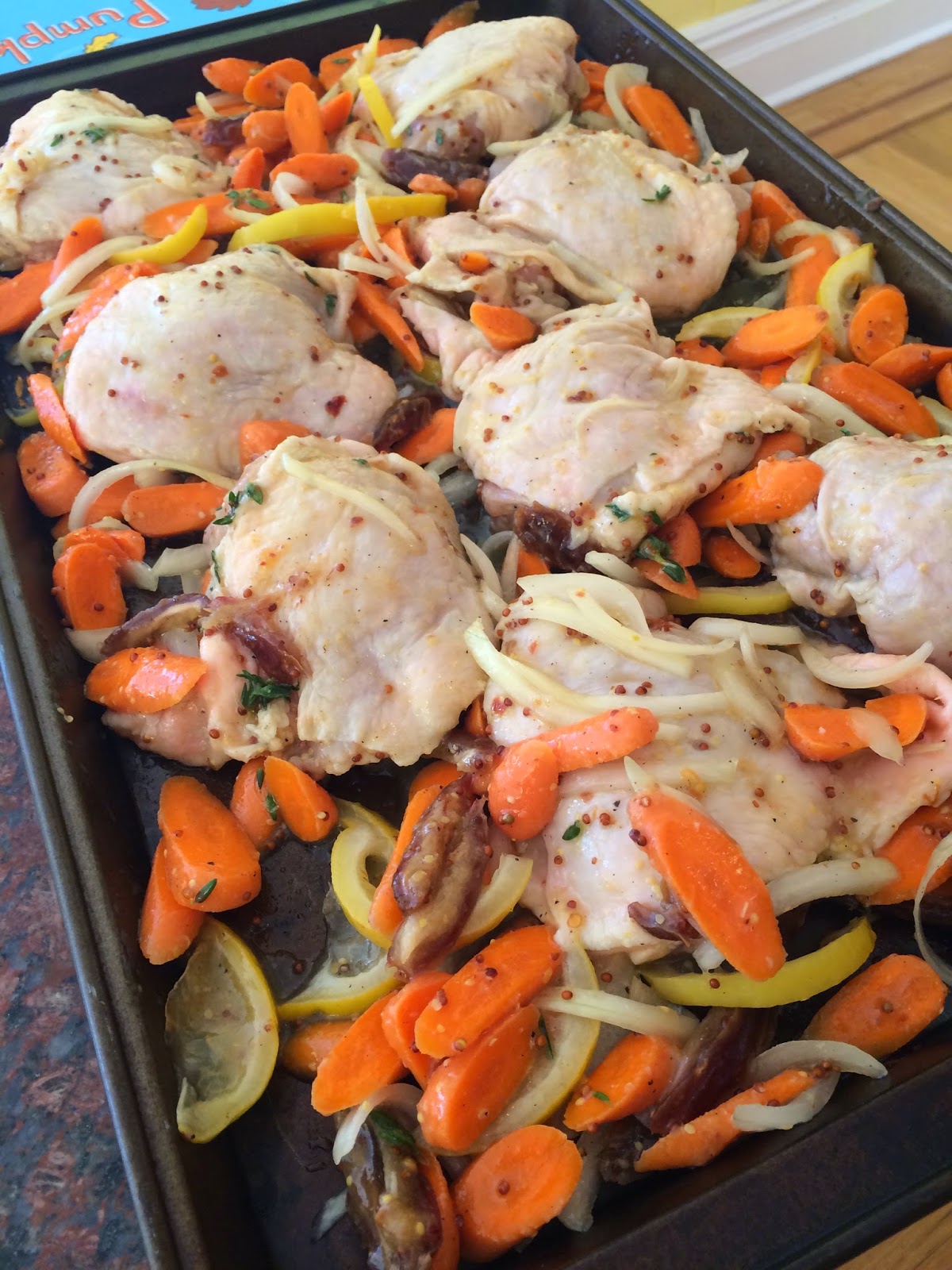 Blue Giraffes and Concrete Jungles: Sweet and Spicy Roast Chicken