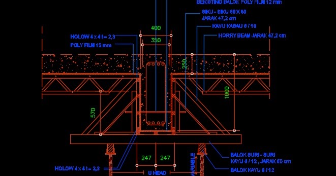 OBlockEditor: Download Gambar Bekisting Konvensional