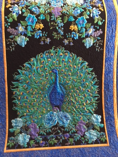 mmm quilts: Peacock Panel