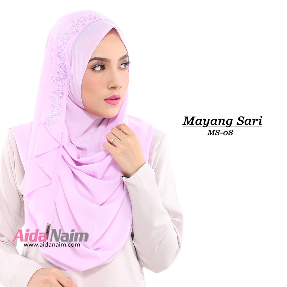 Najjah Shoppe: MAYANG SARI Instant Shawl BY AIDA NAIM COLLECTION