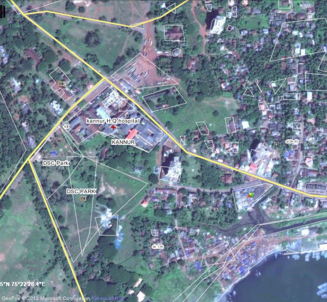 Jeevan's KALLI VALLI : Kannur A study with an Old Map